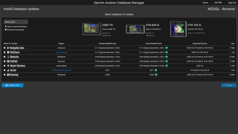 Garmin Aviation Database Manager | Avionics Blog – Avionics to the Max!