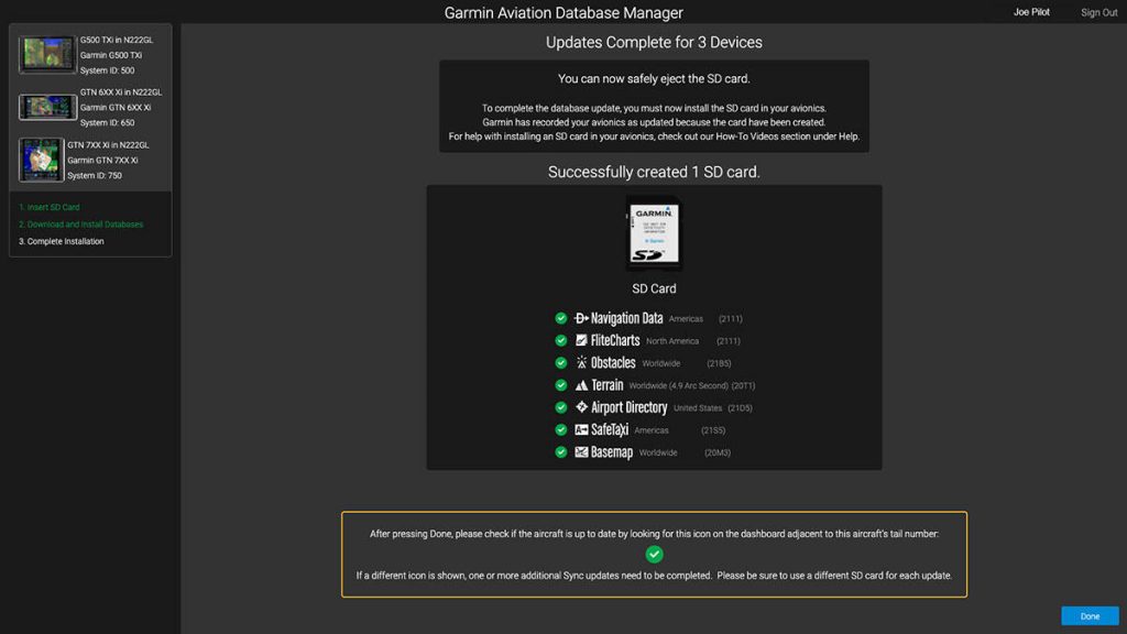 Garmin Aviation Database Manager | Avionics Blog – Avionics to the Max!