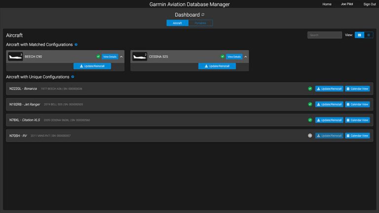 Garmin Aviation Database Manager | Avionics Blog – Avionics to the Max!